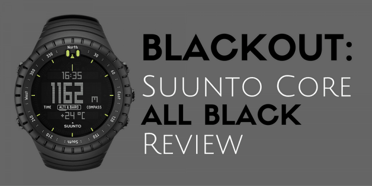 Suunto Core All Black Military Watch Review - Know Prepare Survive